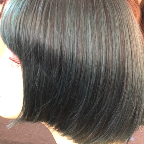 Accessories | Evergreen Green Bob Short Bob Wig | Poshmark